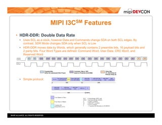 MIPI DevCon 2016: A Developer's Guide to MIPI I3C Implementation | PDF