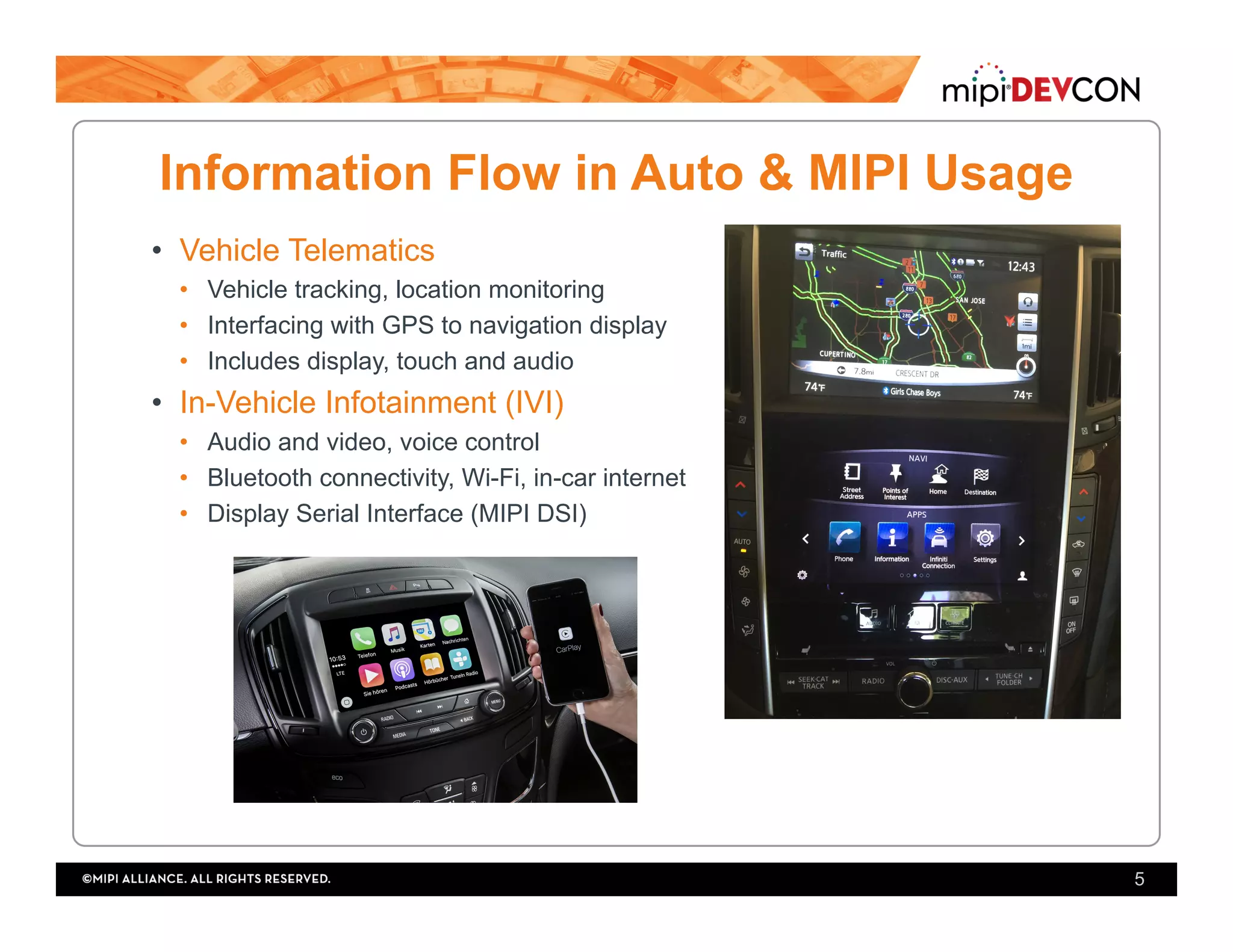 MIPI DevCon 2016: MIPI in Automotive | PPT