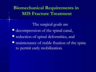 MIA in Thoraco-lumbar Trauma (SPINE 2009) | PPT