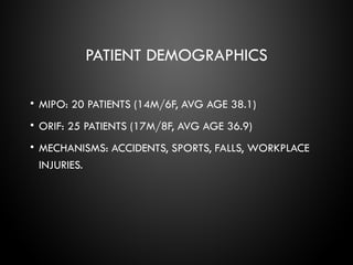 Clavicular fracture, MIPO_vs_ORIF_Presentation.pptx