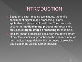 MEDICAL IMAGE PROCESSING | PPTX