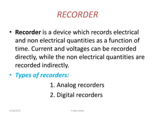 Measurement & instrumentation ppt | PPTX