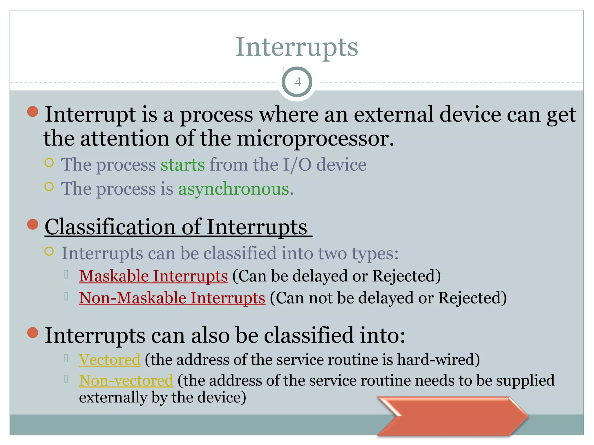 Types of Interrupts with details Mi ppt | PPT