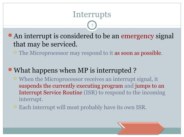 Types Of Interrupts With Details Mi Ppt Ppt Operating Systems