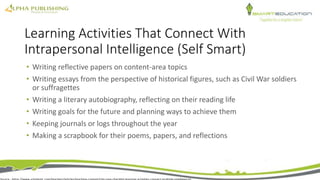 8 kinds of Smart: Identifying and developing the multiple intelligence ...