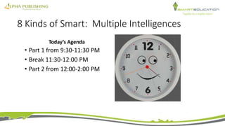 8 kinds of Smart: Identifying and developing the multiple intelligence ...