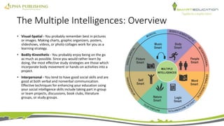 8 kinds of Smart: Identifying and developing the multiple intelligence ...