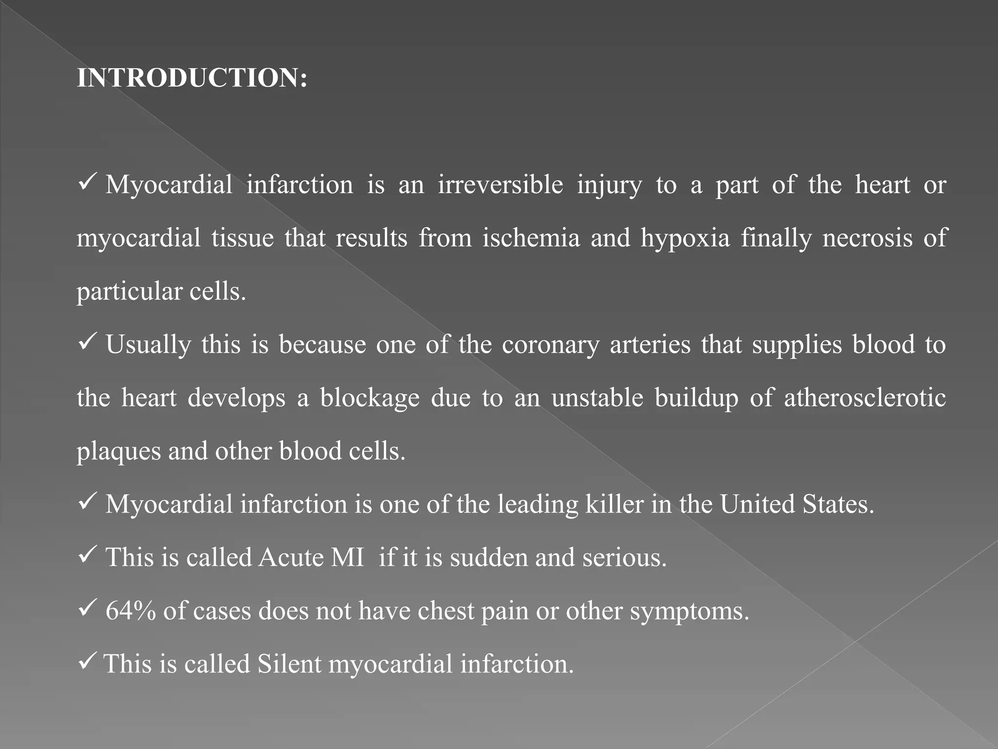 Myocardial infartion pathophysiology | PPTX