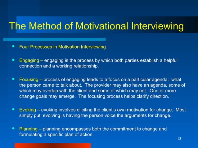 Motivational Interviewing | PPT