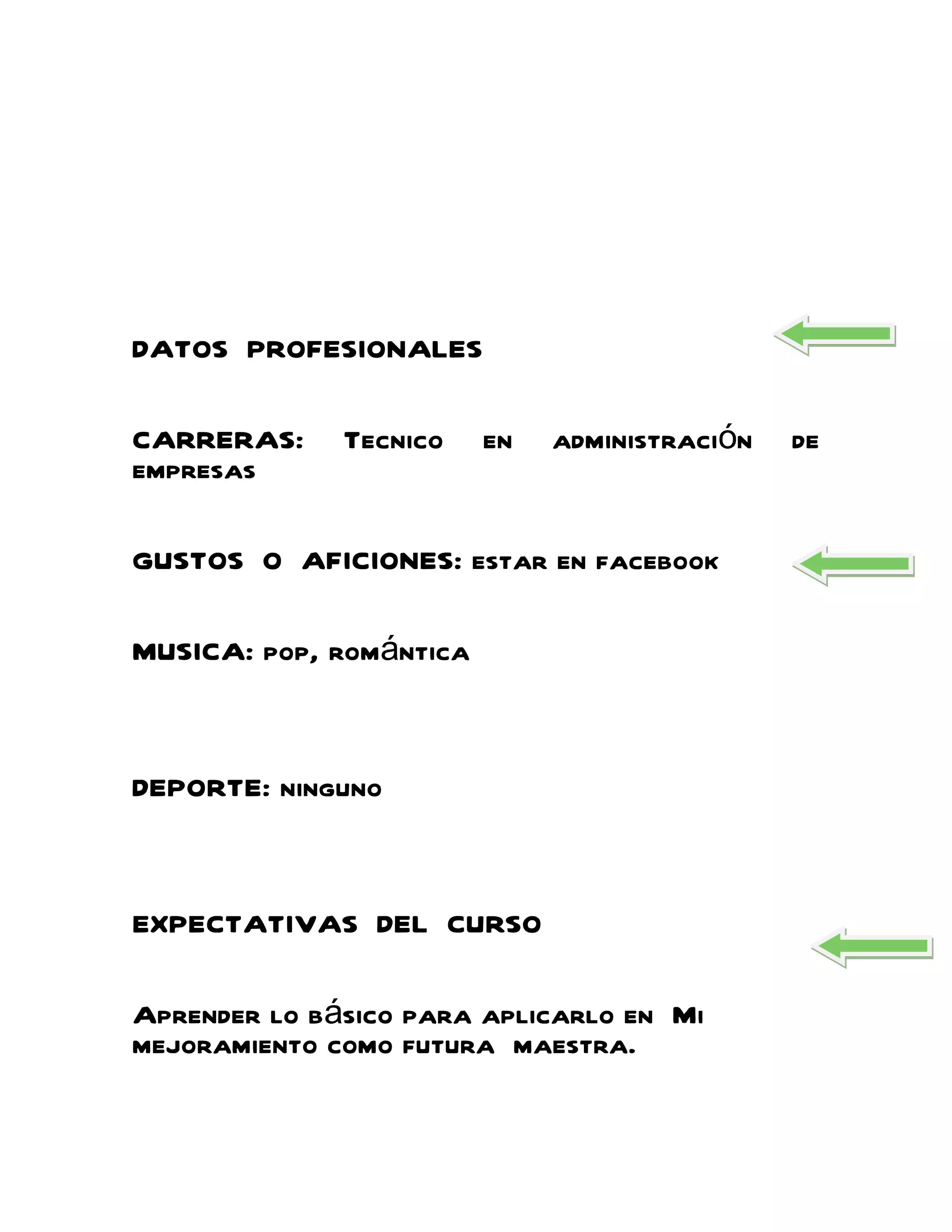 Mi presentacion | DOC