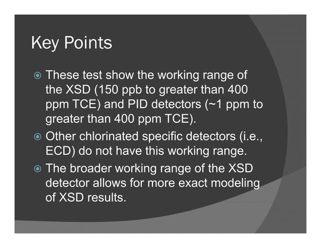 MIP Response Test Trichloroethene | PPT