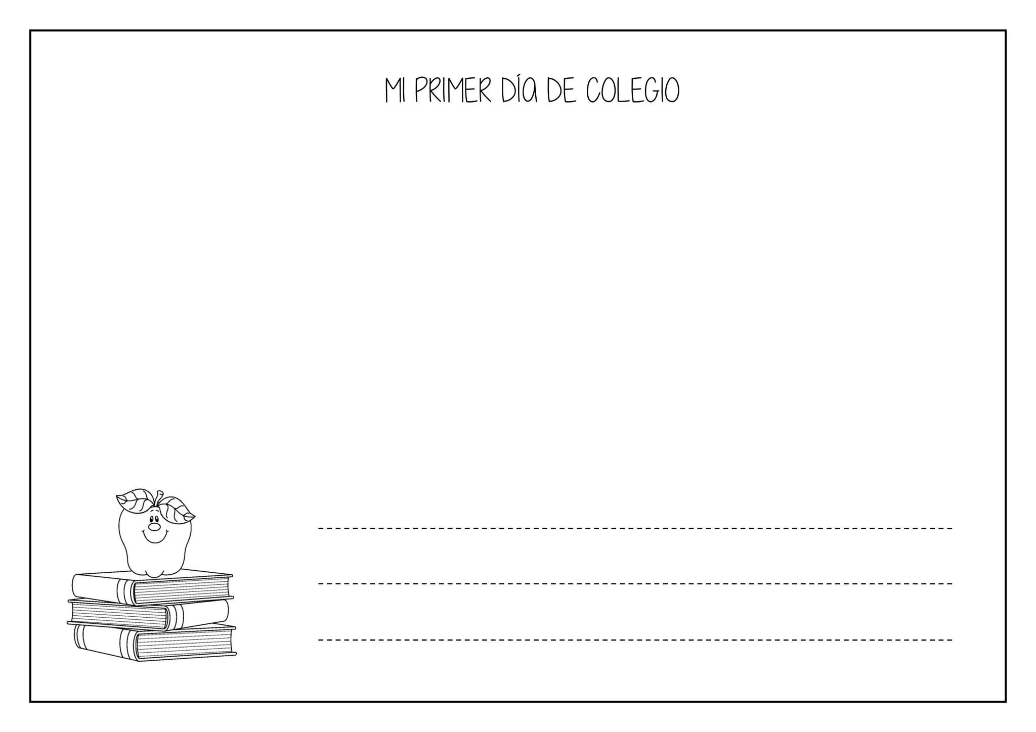 Mi primer dia de colegio | PPT