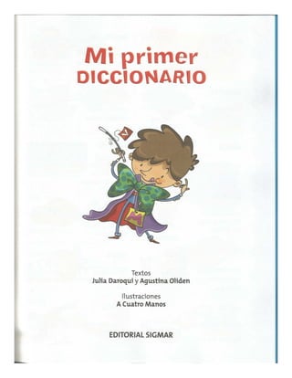 Mi primer diccionario | PDF