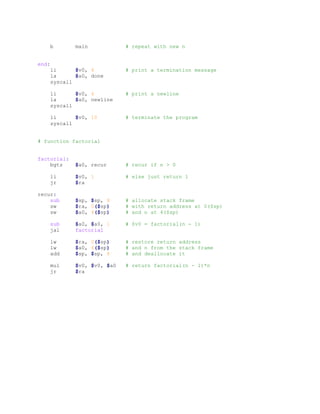 MIPS and QtSpim | PDF