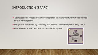 Mips and sparc | PPT
