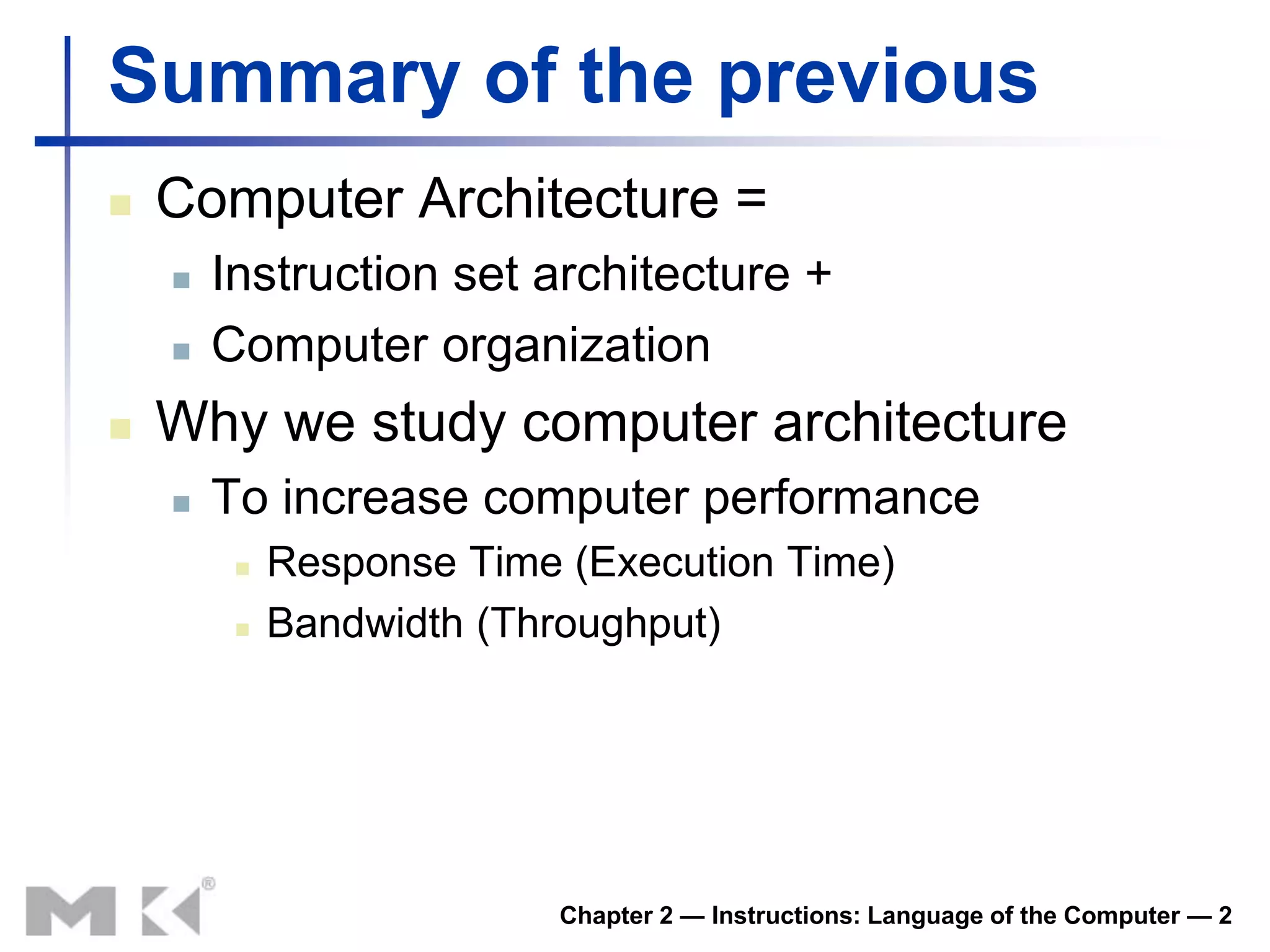 Mips architecture | PPT | Programming Languages | Computing