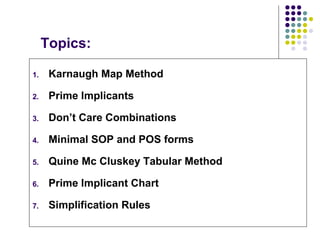 STLD- Switching functions | PPT | Computing | Technology & Computing