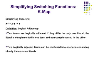 STLD- Switching functions | PPT | Computing | Technology & Computing