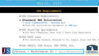 GSA Schedules - Requirements And Reality | PPTX