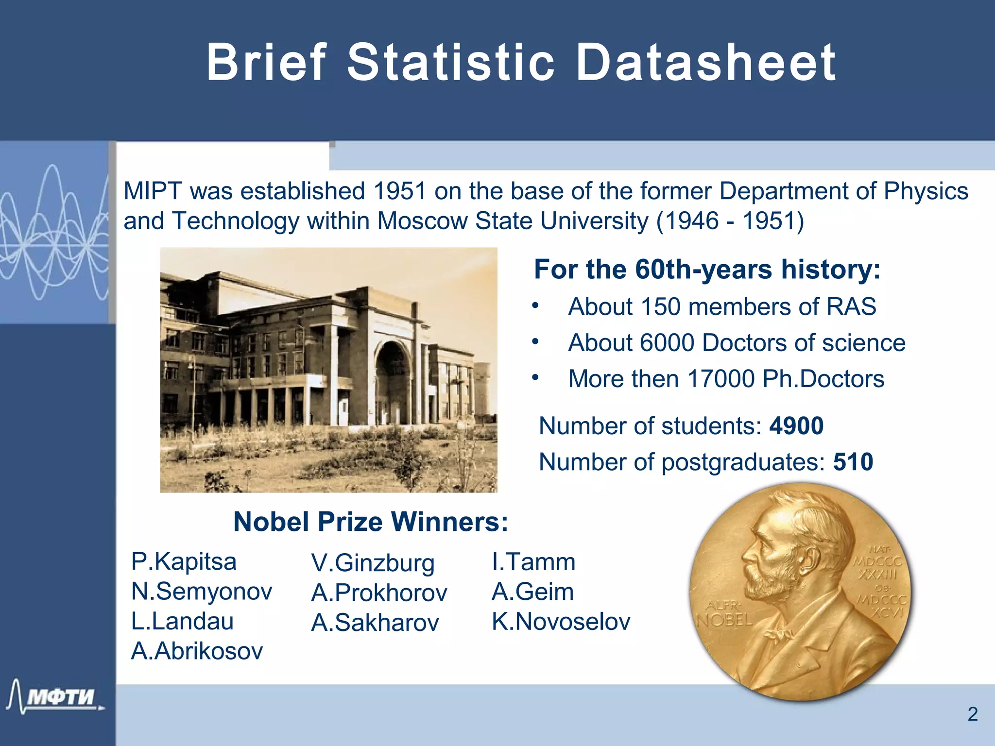 MIPT presentation | PPT