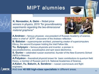 MIPT presentation | PPT