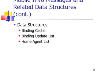 Introduction to Mobile IPv6 | PPT