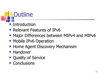 Introduction to Mobile IPv6 | PPT