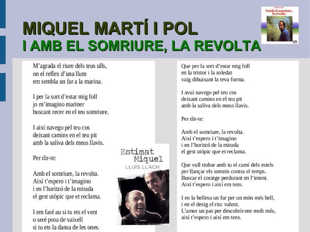 Miquel Marti i Pol. 2n BAT | PPT