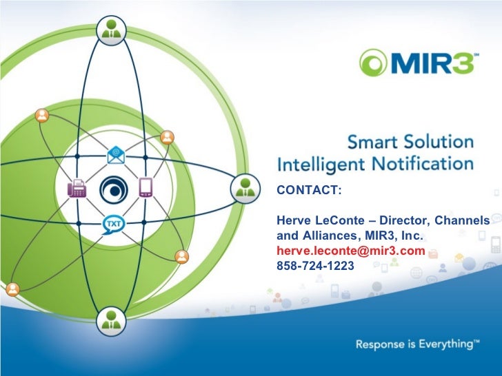 Mir3 Singlewire STUGGE Presentation