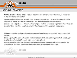 Mira srl | PPTX