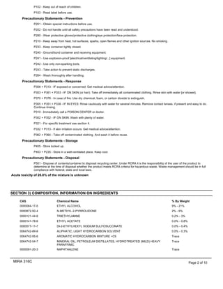Mira 316 c sds | PDF