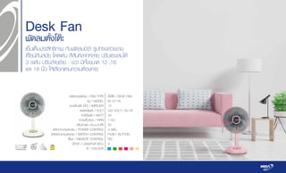 แคทตาล๊อก พัดลม Mira | PPT