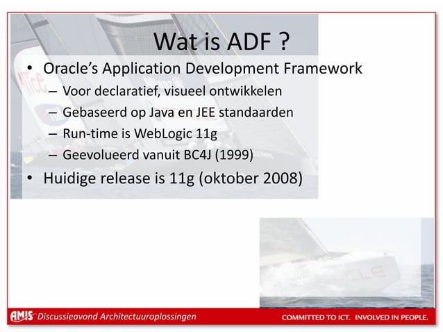 Applicatie Architectuur, Java Frameworks en ADF | PPTX