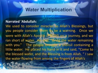 physical Miracles Of Prophet Muhammad | PPT