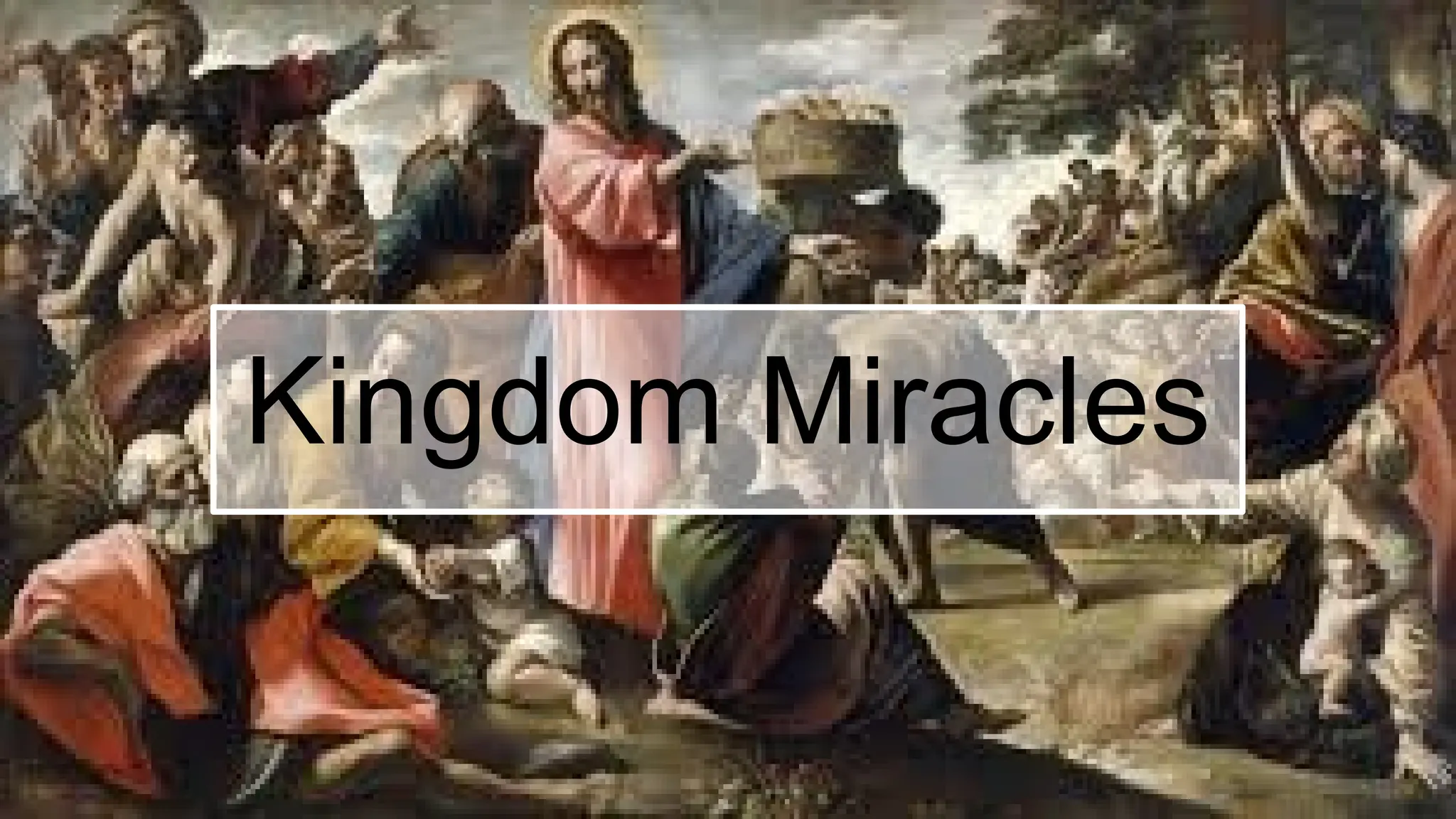 Miracles and Signs PowerPoint Presentation For Catholic Schools | PPTX