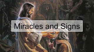 Miracles and Signs PowerPoint Presentation For Catholic Schools | PPTX