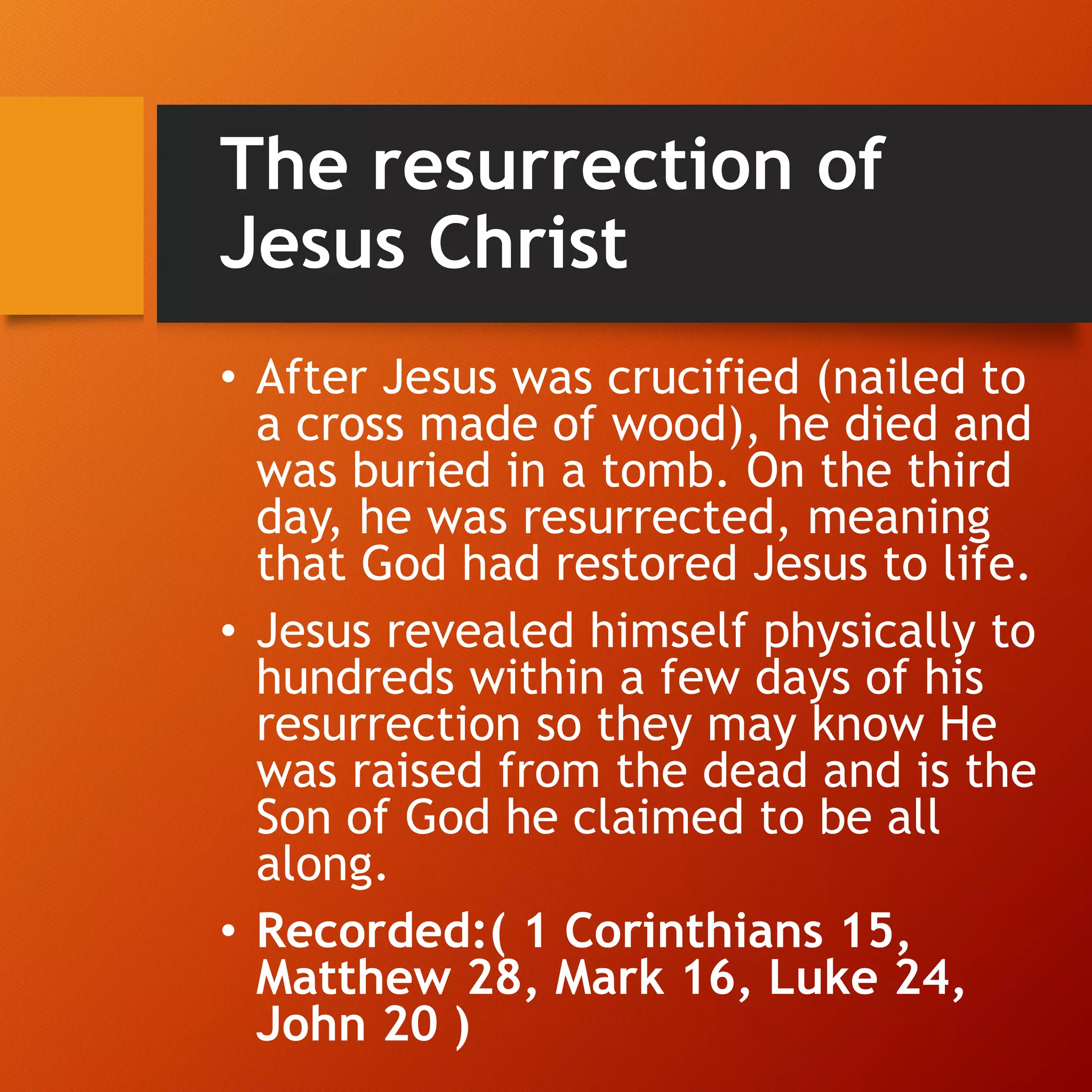 Miracle slides | PPTX