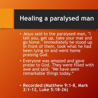 Miracle slides | PPTX