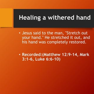 Miracle slides | PPTX