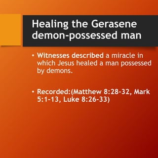 Miracle slides | PPTX