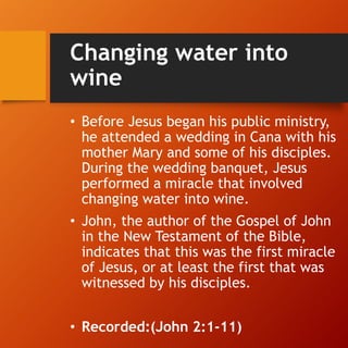 Miracle slides | PPTX