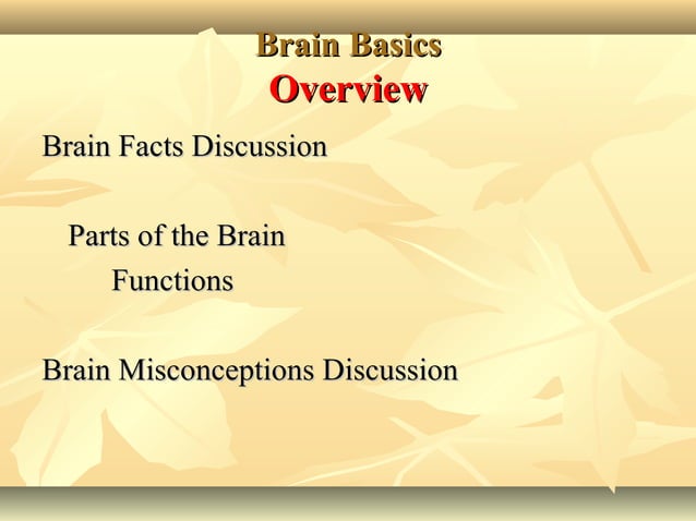 Miracles of Brain | PPT