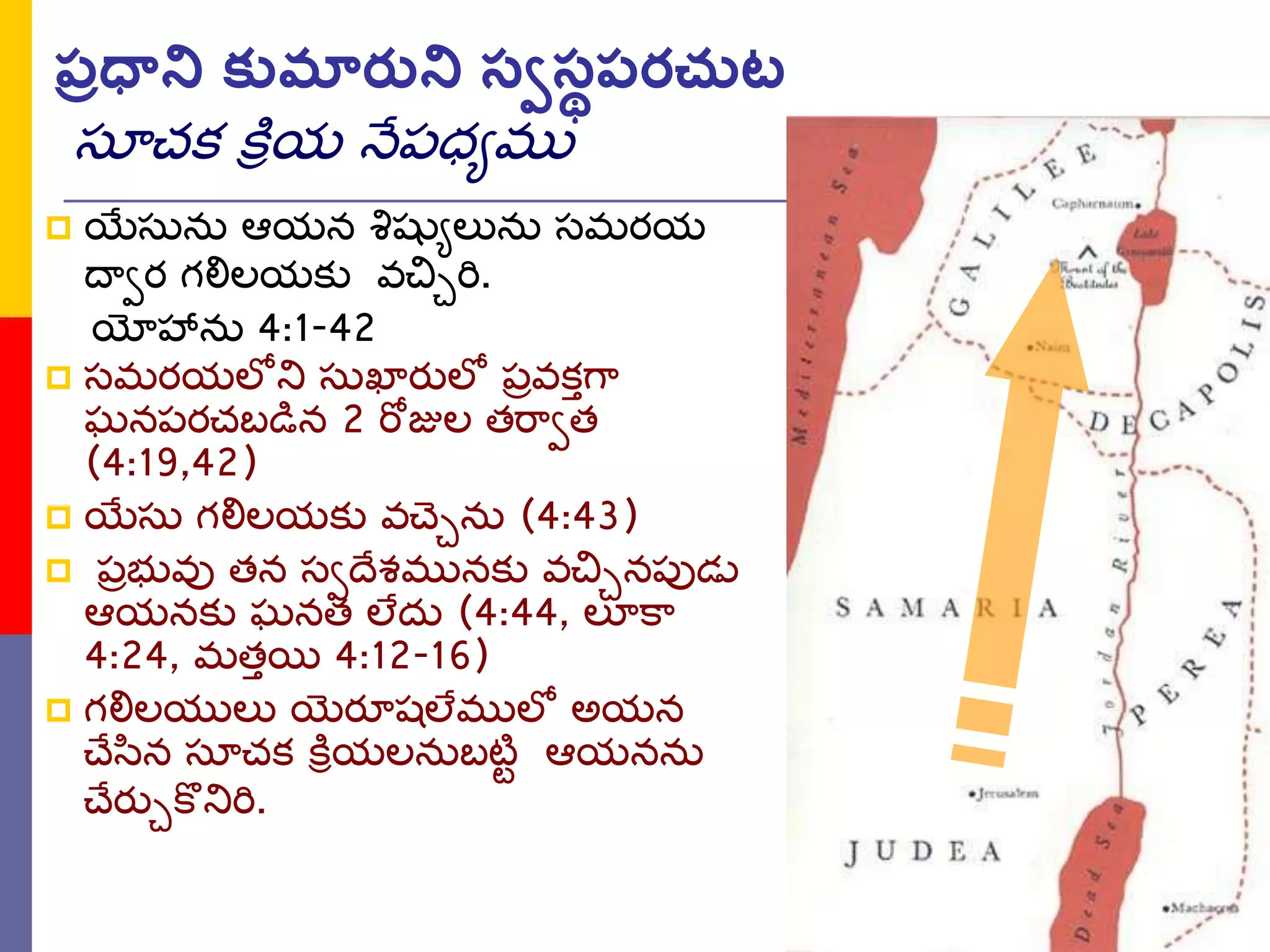 Miracles of jesus JOHN 4:43-54 | PPT