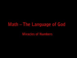 Miracles of numbers | PPTX