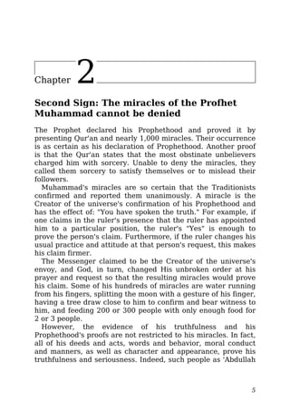 Miracles of Prophet Muhammad (صلى الله عليه وسلم) | PDF