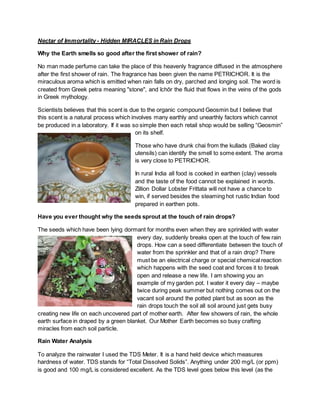 Miracles of rain | PDF
