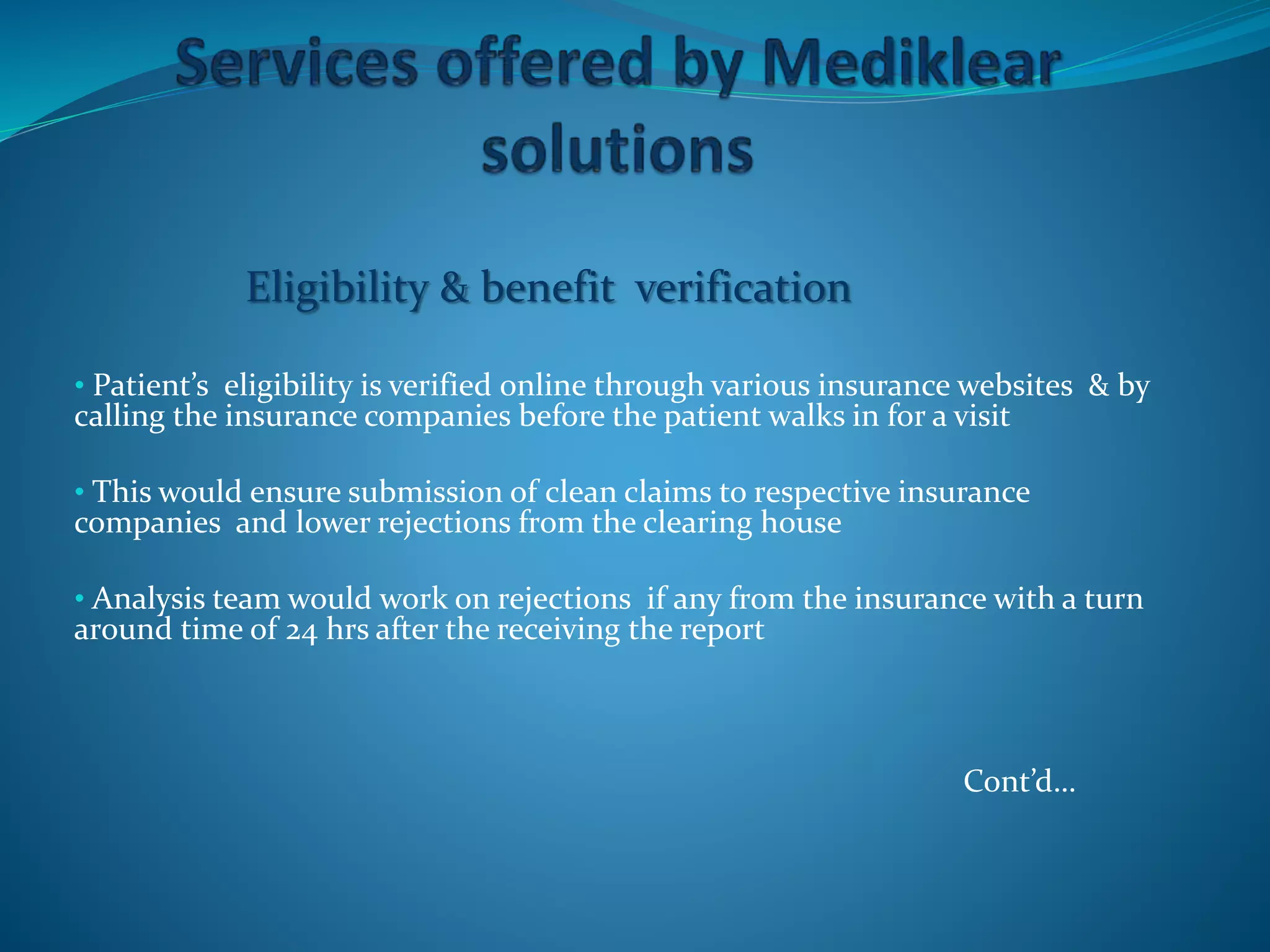 Miracle solutions profile (2) | PPT