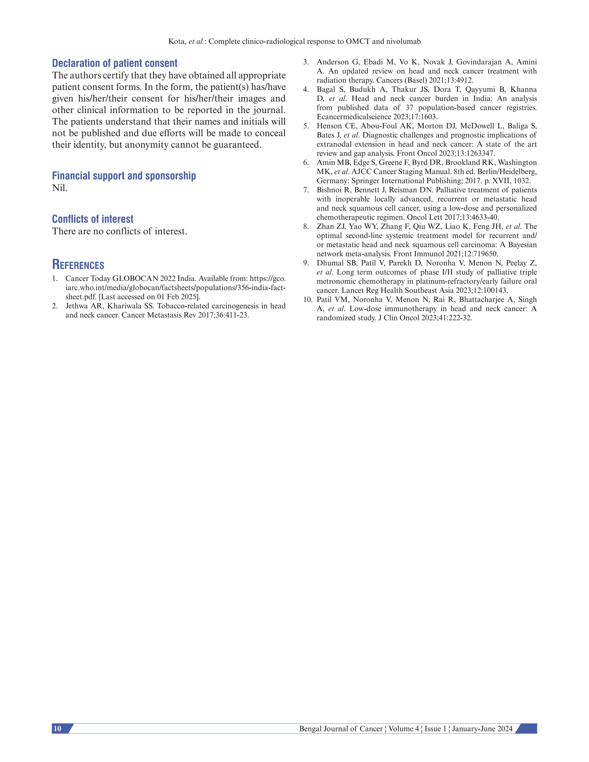 Miraculous Clinico-Radiological Complete Remission to Low-Dose ...