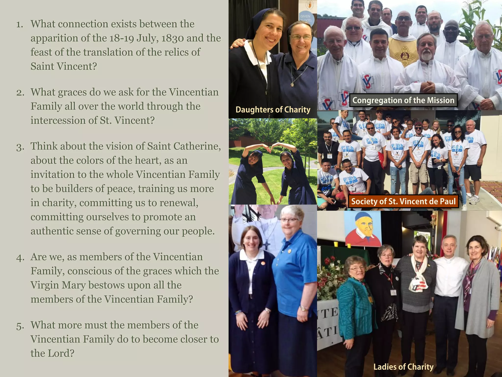 Miraculous Medal and the Vincentian Family | PDF