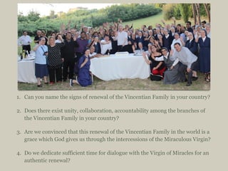 Miraculous Medal and the Vincentian Family | PDF